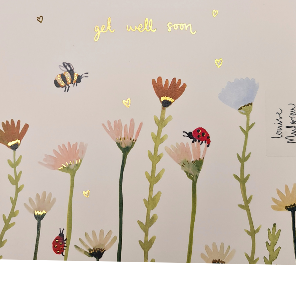 Get Well Soon Bee Greeting Card– Citywide Florist Christchurch