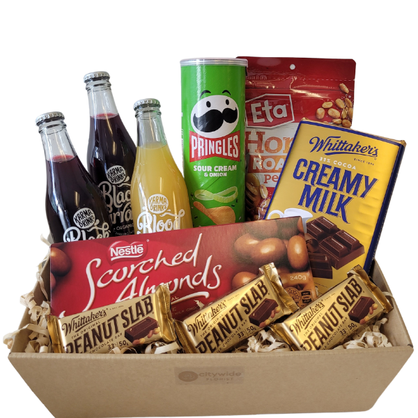Boxes For Blokes - Fruit Juice - Citywide Florist Christchurch